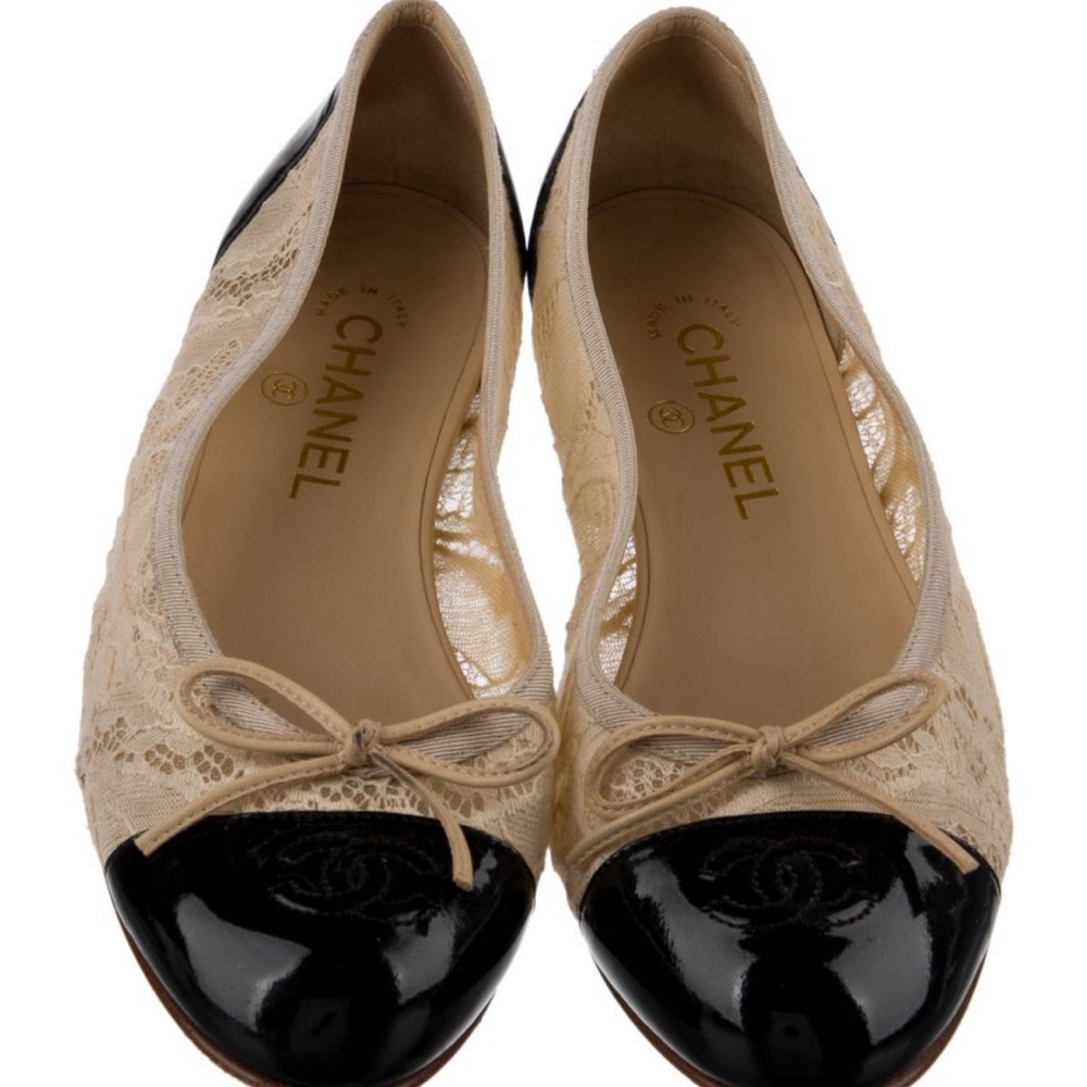 2014 Interlocking Cc Logo Flats - Gem